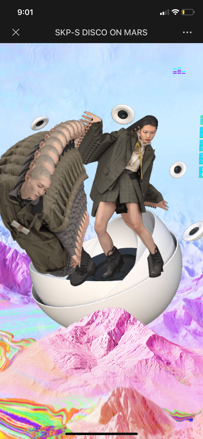 SKP-S：在家办公，不如去火星蹦蹦蹦个迪 DISCO ON MARS - 最美h5案例欣赏 - 爱果果