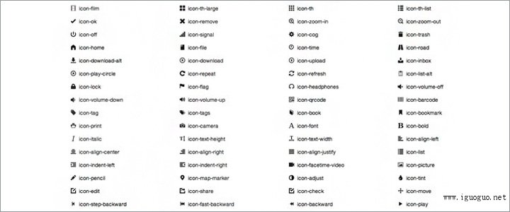 10套免费的图标字体分享 - 爱果果
